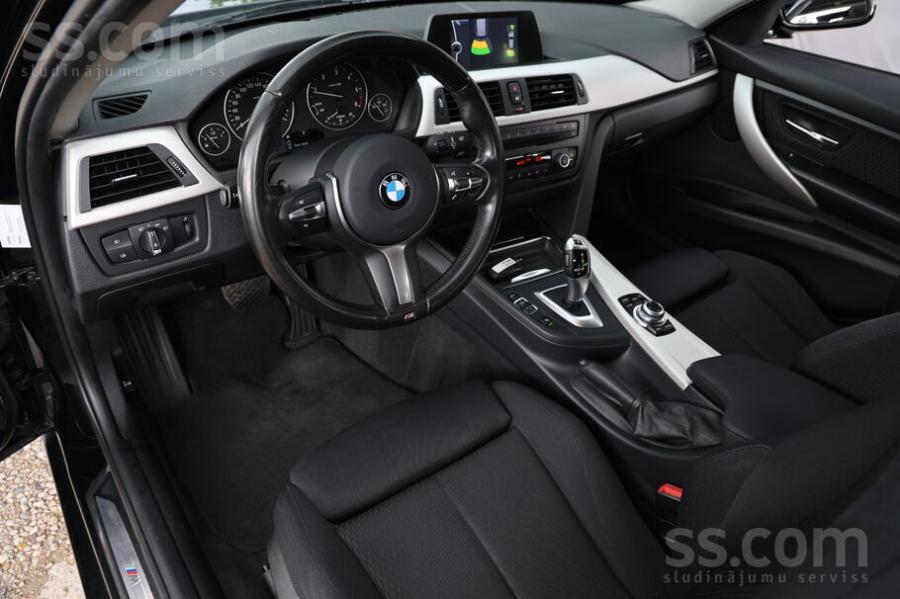 Black BMW 318 2013 in Tukums, with an engine capacity of 2.00 L and mileage of 243 thousand km for 10900 €, photo 10 on AUTOMOTO.COM.LV