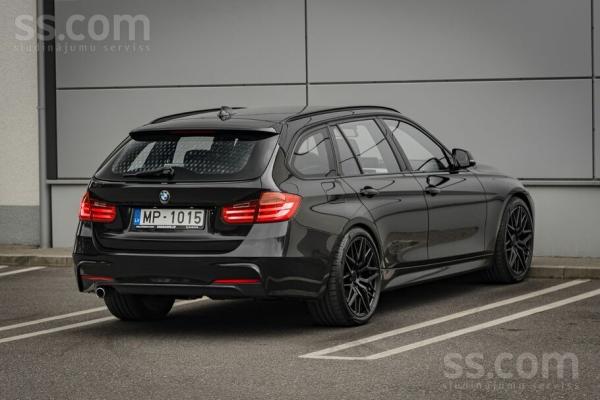 Black BMW 318 2013 in Riga, with an engine capacity of 2.00 L and mileage of 309 thousand km for 9350 €, photo 4 on AUTOMOTO.COM.LV