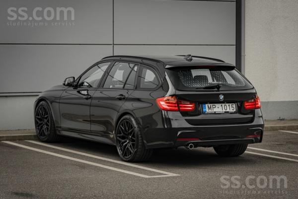 Black BMW 318 2013 in Riga, with an engine capacity of 2.00 L and mileage of 309 thousand km for 9350 €, photo 6 on AUTOMOTO.COM.LV
