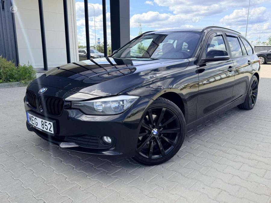 Black BMW 318 2013 in Vilnius, with an engine capacity of 2.00 L and mileage of 379 thousand km for 6900 €, photo 1 on AUTOMOTO.COM.LV