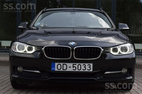 Black BMW 318 2013 in Tukums, with an engine capacity of 2.00 L and mileage of 273 thousand km for 7099 €, photo 3 on AUTOMOTO.COM.LV
