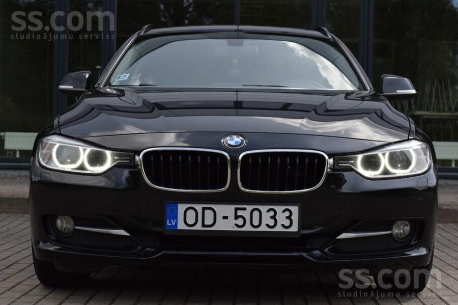 Black BMW 318 2013 in Tukums, with an engine capacity of 2.00 L and mileage of 273 thousand km for 7099 €, photo 4 on AUTOMOTO.COM.LV