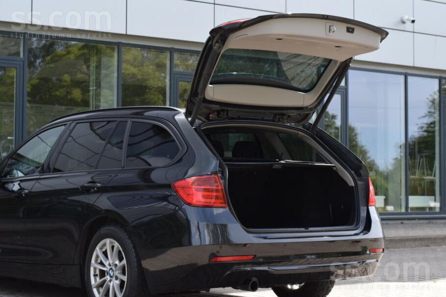 Black BMW 318 2013 in Tukums, with an engine capacity of 2.00 L and mileage of 273 thousand km for 7099 €, photo 7 on AUTOMOTO.COM.LV