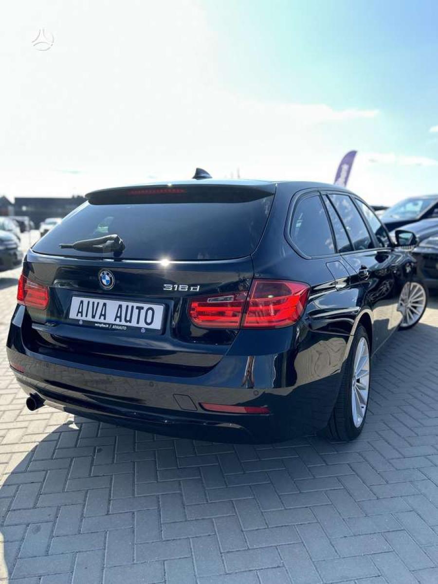 Black BMW 318 2013 in Kaunas, with an engine capacity of 2.00 L and mileage of 236 thousand km for 7000 €, photo 11 on AUTOMOTO.COM.LV