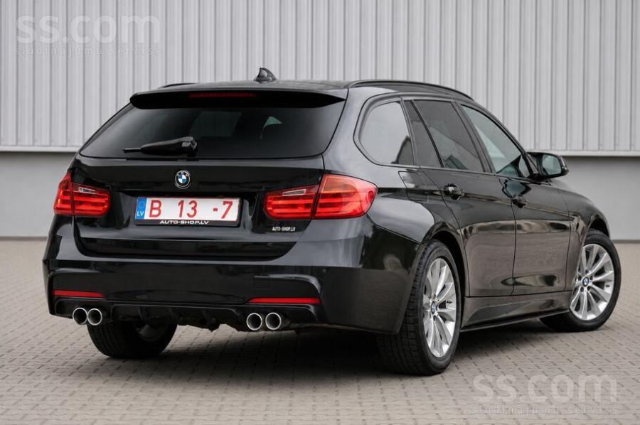 Black BMW 318 2013 in Tukums, with an engine capacity of 2.00 L and mileage of 304 thousand km for 7900 €, photo 3 on AUTOMOTO.COM.LV