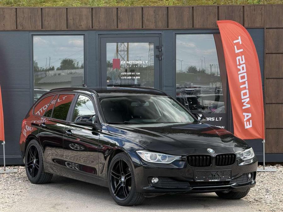 Black BMW 318 2013 in Vilnius, with an engine capacity of 2.00 L and mileage of 299 thousand km for 7100 €, photo 4 on AUTOMOTO.COM.LV