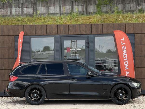 Black BMW 318 2013 in Vilnius, with an engine capacity of 2.00 L and mileage of 299 thousand km for 7100 €, photo 4 on AUTOMOTO.COM.LV