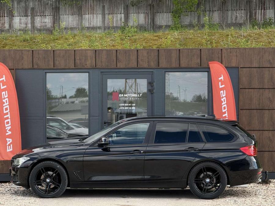 Black BMW 318 2013 in Vilnius, with an engine capacity of 2.00 L and mileage of 299 thousand km for 7100 €, photo 9 on AUTOMOTO.COM.LV