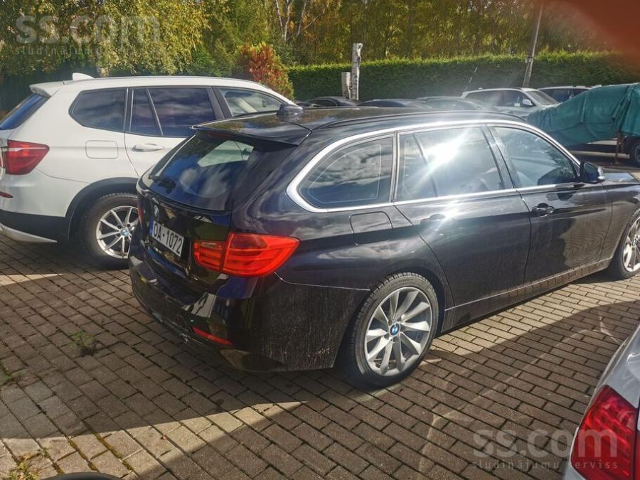 Black BMW 318 2013 in Riga, with an engine capacity of 2.00 L and mileage of 382 thousand km for 5600 €, photo 3 on AUTOMOTO.COM.LV