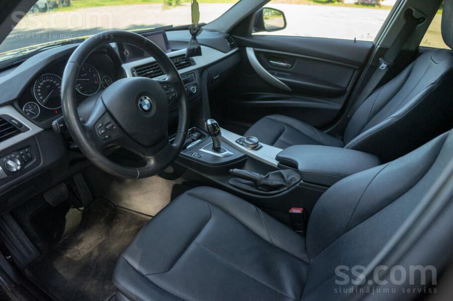 Black BMW 318 2014 in Liepaja, with an engine capacity of 2.00 L and mileage of 324 thousand km for 7500 €, photo 7 on AUTOMOTO.COM.LV