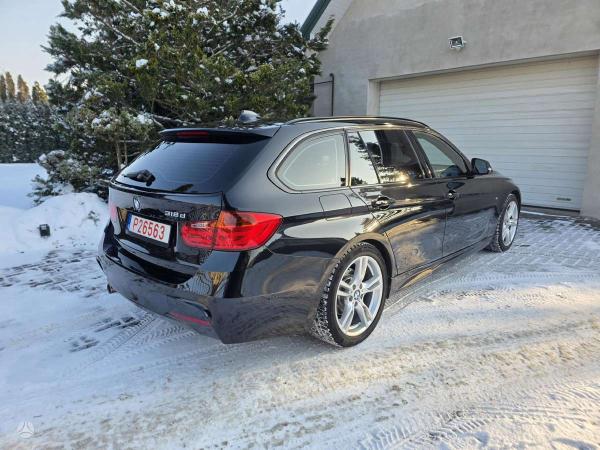 Black BMW 318 2014 in Kaunas, with an engine capacity of 2.00 L and mileage of 207 thousand km for 8500 €, photo 5 on AUTOMOTO.COM.LV