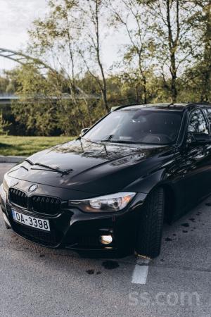 Black BMW 318 2014 in Riga, with an engine capacity of 2.00 L and mileage of 371 thousand km for 10000 €, photo  on AUTOMOTO.COM.LV