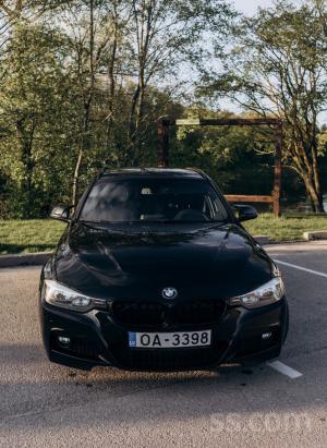 Black BMW 318 2014 in Riga, with an engine capacity of 2.00 L and mileage of 371 thousand km for 10000 €, photo 8 on AUTOMOTO.COM.LV