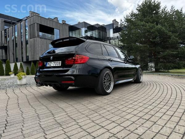 Black BMW 318 2014 in Riga, with an engine capacity of 2.00 L and mileage of 350 thousand km for 9800 €, photo 8 on AUTOMOTO.COM.LV