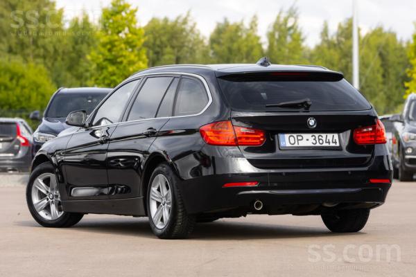 Black BMW 318 2014 in Jelgava, with an engine capacity of 2.00 L and mileage of 0 thousand km for 6990 €, photo 5 on AUTOMOTO.COM.LV