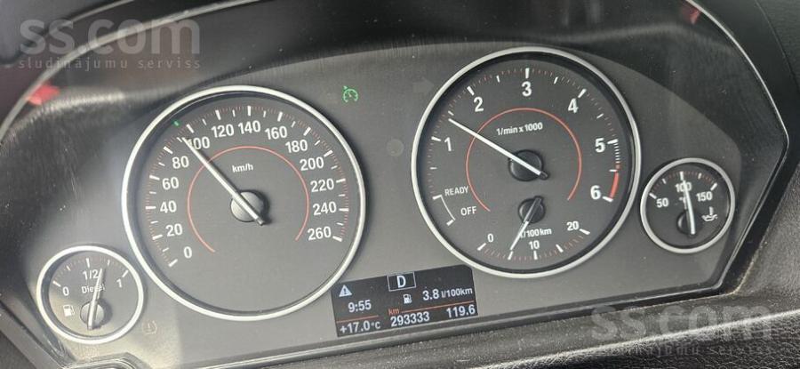 Black BMW 318 2014 in Liepaja, with an engine capacity of 2.00 L and mileage of 0 thousand km for 11500 €, photo 35 on AUTOMOTO.COM.LV