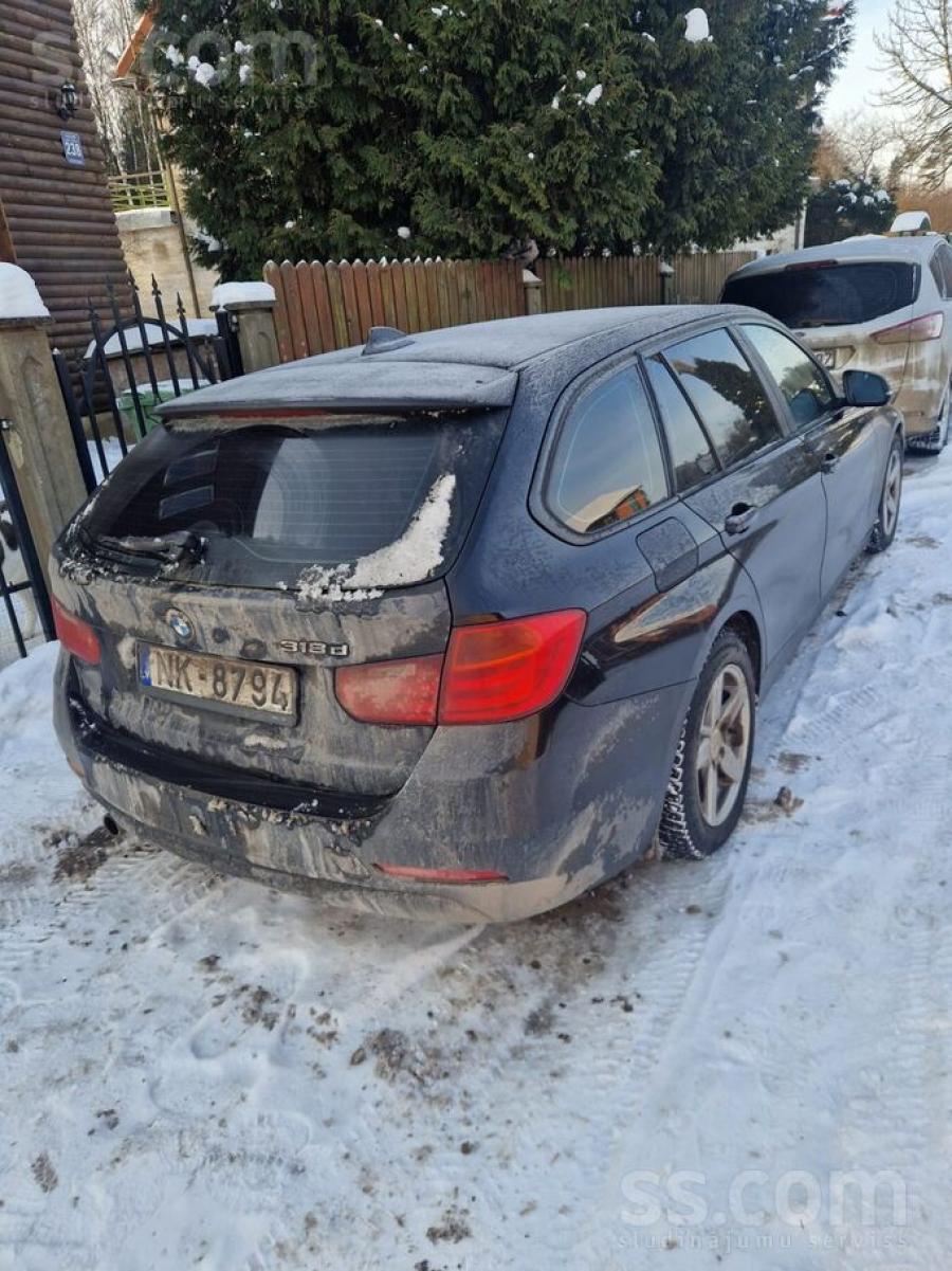 Melns BMW 318 2014 Rīga, ar dzinēja tilpumu 2.00 L un nobraukumu 305 tūkst. km par 7000 €, foto 5 vietnē AUTOMOTO.COM.LV