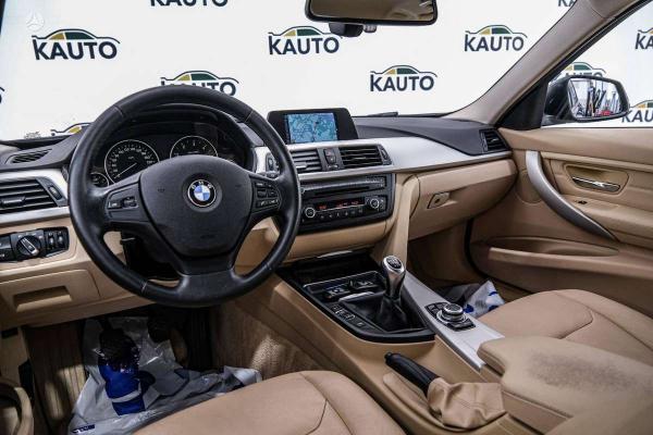 Black BMW 318 2014 in Kaunas, with an engine capacity of 2.00 L and mileage of 286 thousand km for 7490 €, photo 7 on AUTOMOTO.COM.LV