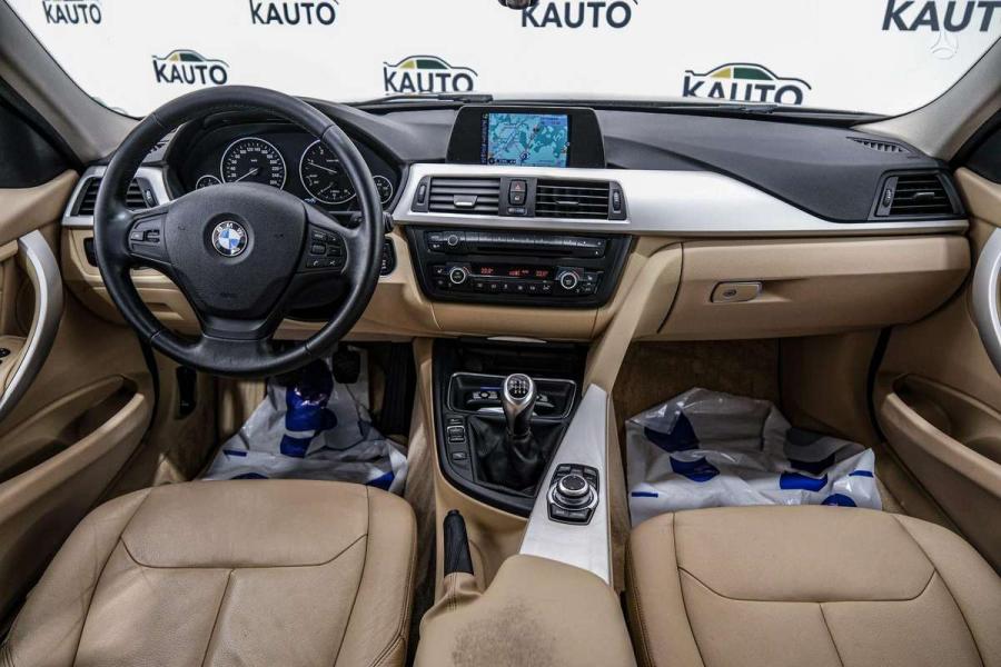 Black BMW 318 2014 in Kaunas, with an engine capacity of 2.00 L and mileage of 286 thousand km for 7490 €, photo 9 on AUTOMOTO.COM.LV