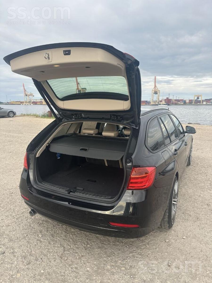 Black BMW 318 2014 in Riga, with an engine capacity of 2.00 L and mileage of 365 thousand km for 9600 €, photo 8 on AUTOMOTO.COM.LV