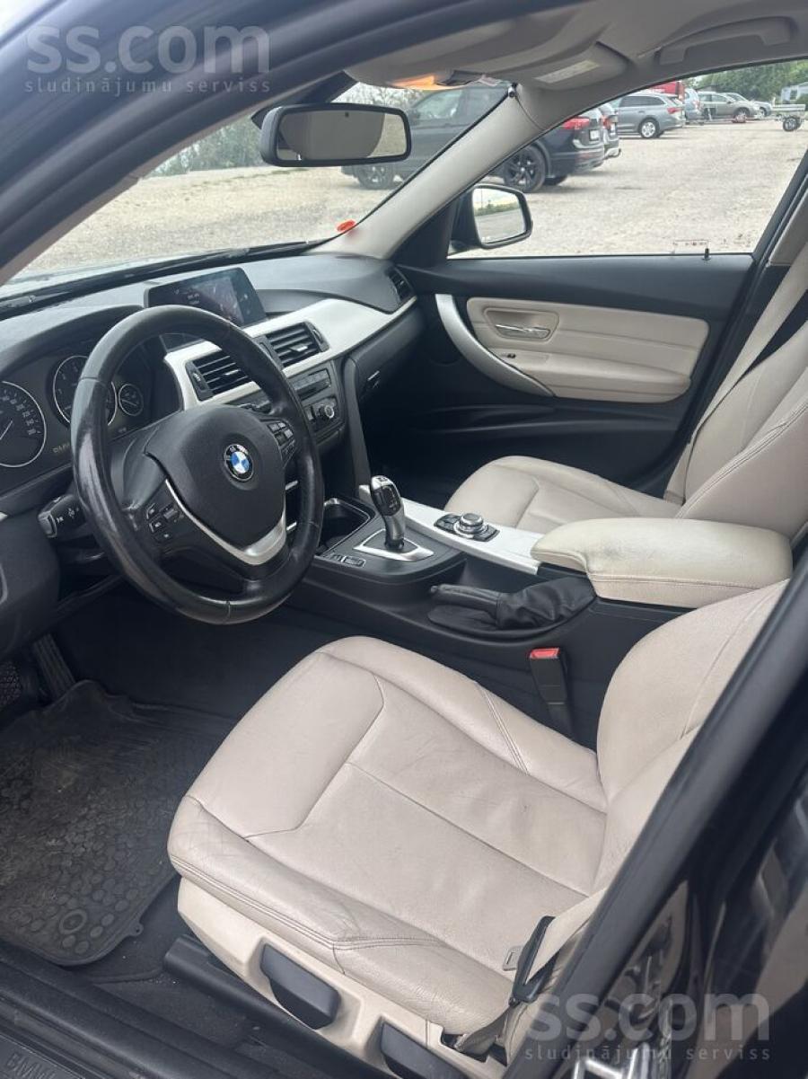 Black BMW 318 2014 in Riga, with an engine capacity of 2.00 L and mileage of 365 thousand km for 9600 €, photo 13 on AUTOMOTO.COM.LV