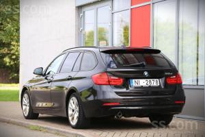 Black BMW 318 2014 in Riga, with an engine capacity of 2.00 L and mileage of 266 thousand km for 7495 €, photo 6 on AUTOMOTO.COM.LV