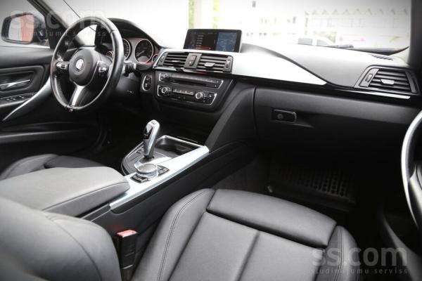 BMW 318 2014 in Riga on AUTOMOTO.COM.LV Black BMW 318 2014 in Riga, with an engine capacity of 2.00 L and mileage of 266 thousand km for 7495 €, photo 11 on AUTOMOTO.COM.LV