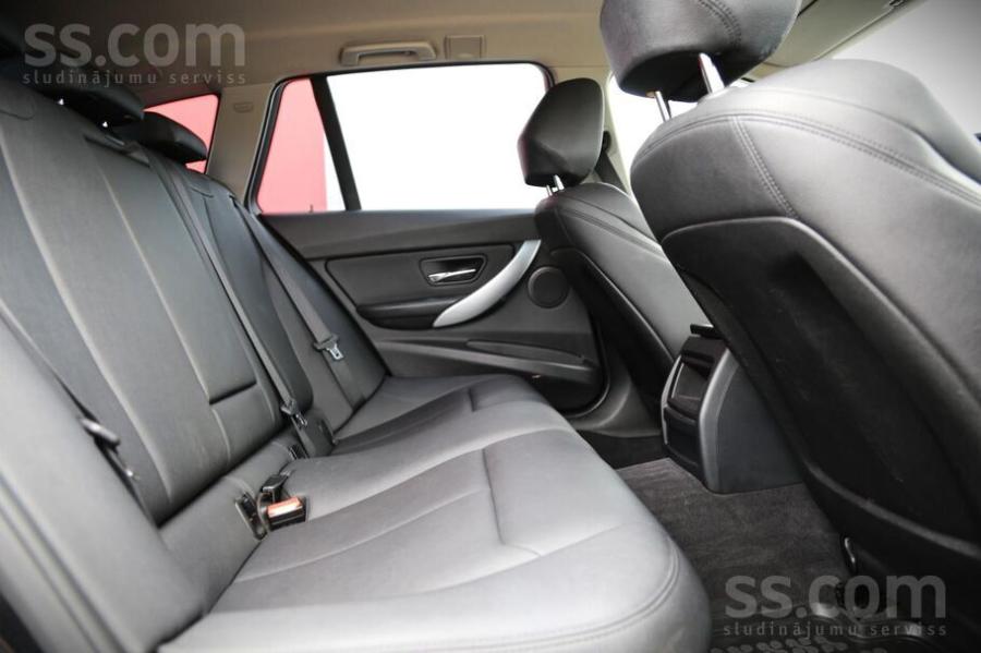 Black BMW 318 2014 in Riga, with an engine capacity of 2.00 L and mileage of 266 thousand km for 7495 €, photo 16 on AUTOMOTO.COM.LV