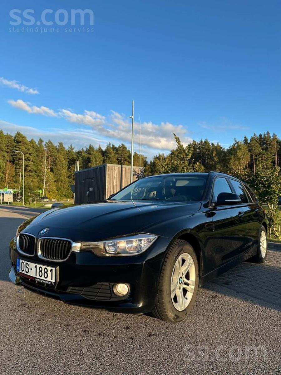 Black BMW 318 2014 in Riga, with an engine capacity of 2.00 L and mileage of 185 thousand km for 8300 €, photo 1 on AUTOMOTO.COM.LV