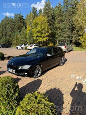 Black BMW 318 2014 in Riga, with an engine capacity of 2.00 L and mileage of 337 thousand km for 6800 €, photo 1 on AUTOMOTO.COM.LV