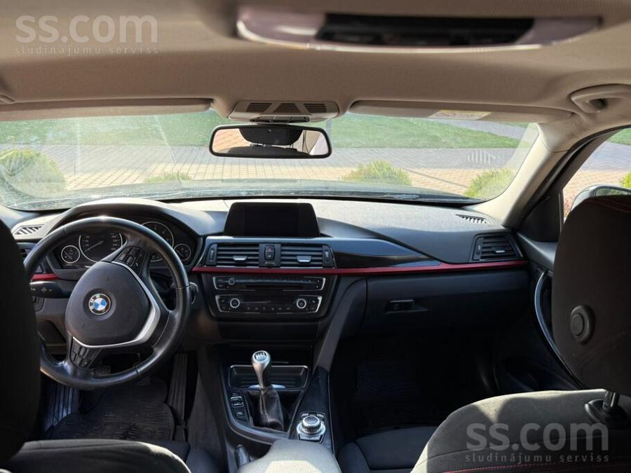 Black BMW 318 2014 in Riga, with an engine capacity of 2.00 L and mileage of 337 thousand km for 6800 €, photo 10 on AUTOMOTO.COM.LV