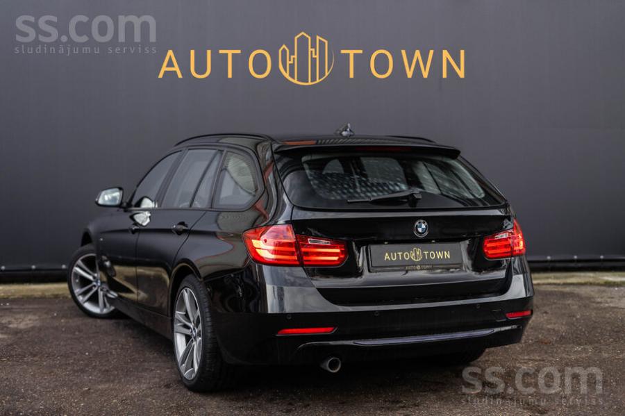 Black BMW 318 2015 in Riga, with an engine capacity of 2.00 L and mileage of 238 thousand km for 10250 €, photo 9 on AUTOMOTO.COM.LV
