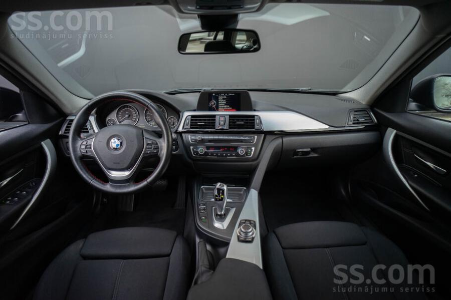 Black BMW 318 2015 in Riga, with an engine capacity of 2.00 L and mileage of 238 thousand km for 10250 €, photo 14 on AUTOMOTO.COM.LV