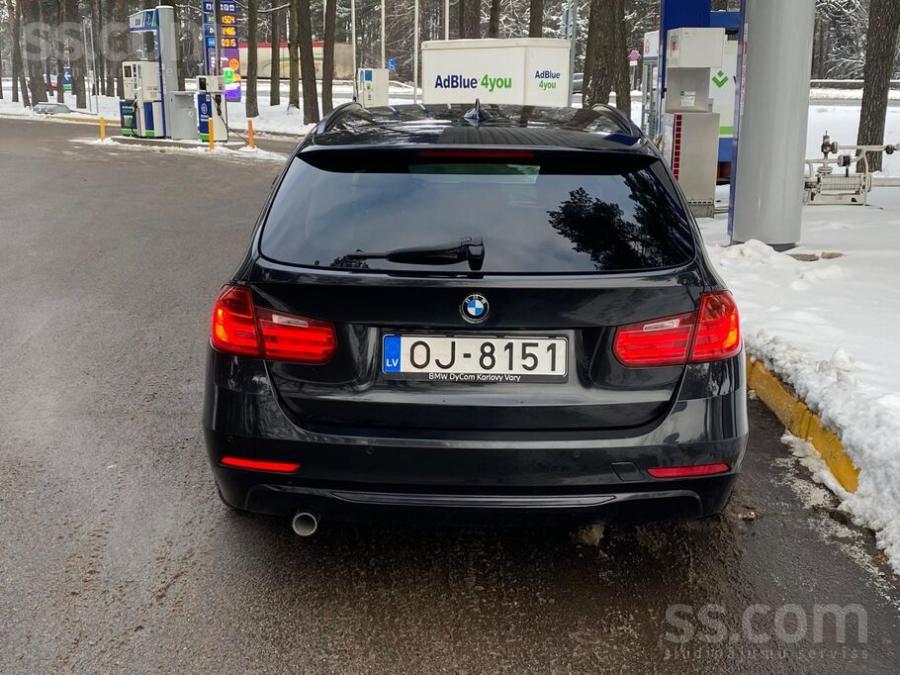 Black BMW 318 2015 in Riga, with an engine capacity of 2.00 L and mileage of 0 thousand km for 8499 €, photo 4 on AUTOMOTO.COM.LV