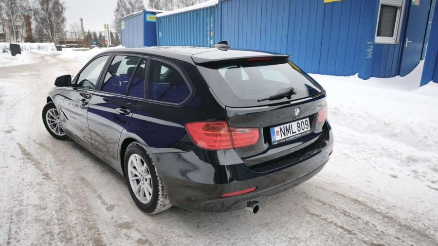 Black BMW 318 2015 in Utena, with an engine capacity of 2.00 L and mileage of 320 thousand km for 5600 €, photo 2 on AUTOMOTO.COM.LV