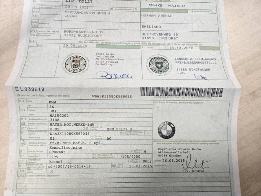 Черный БМВ 318 2015 в Екабпилс, объемом двигателя 2.00 л и пробегом 307 тыс. км за 8490 €, фото 36 на AUTOMOTO.COM.LV
