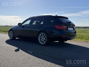 Black BMW 318 2015 in Riga, with an engine capacity of 2.00 L and mileage of 348 thousand km for 10690 €, photo 5 on AUTOMOTO.COM.LV
