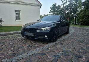 Melns BMW 318 2015 Kauņa, ar dzinēja tilpumu 2.00 L un nobraukumu 238 tūkst. km par 6750 €, foto  vietnē AUTOMOTO.COM.LV