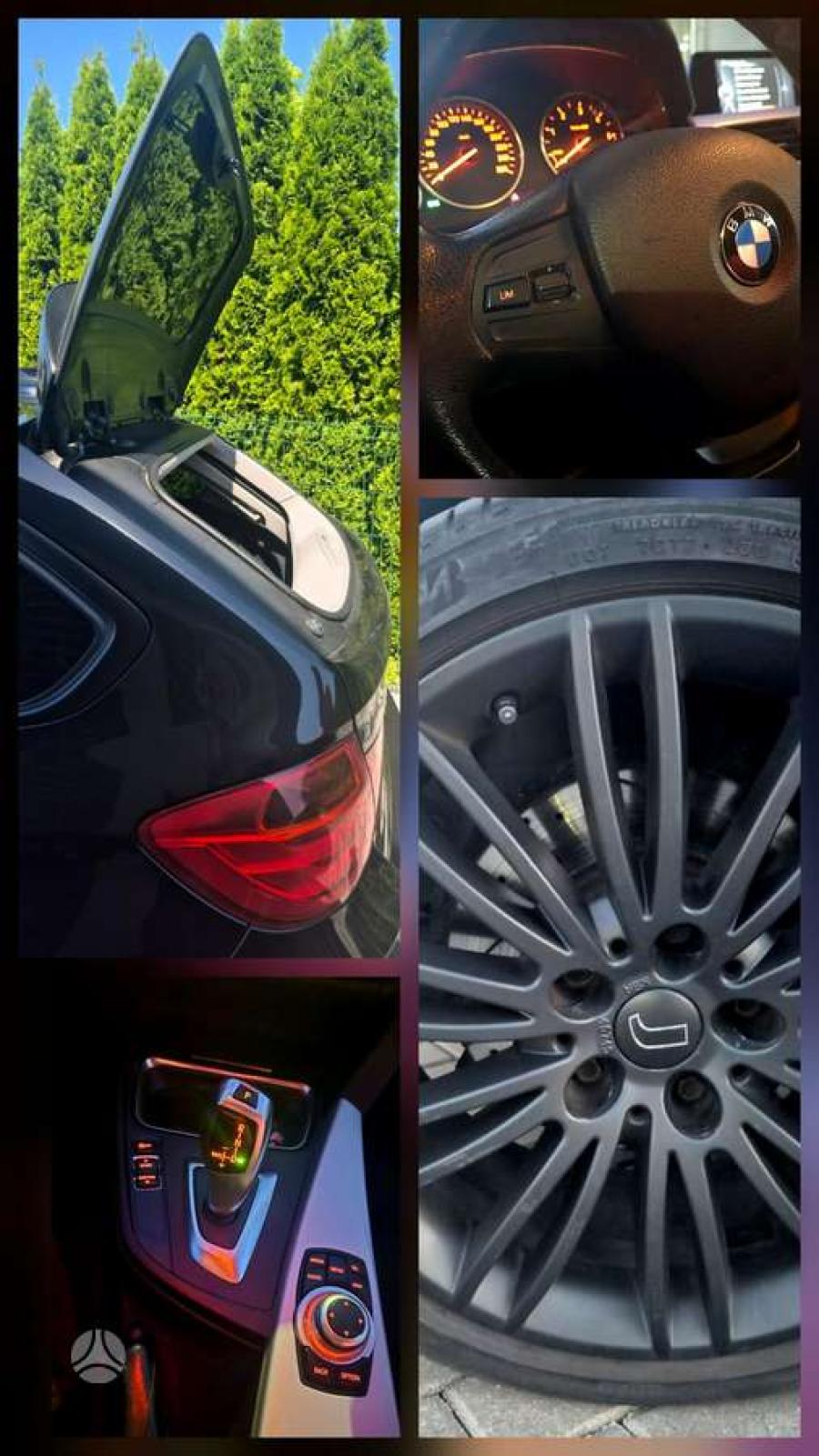 Melns BMW 318 2015 Kauņa, ar dzinēja tilpumu 2.00 L un nobraukumu 238 tūkst. km par 6750 €, foto 9 vietnē AUTOMOTO.COM.LV