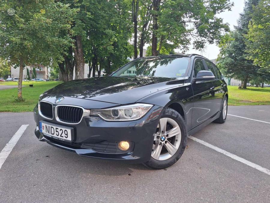 Black BMW 318 2015 in Vilnius, with an engine capacity of 2.00 L and mileage of 245 thousand km for 7800 €, photo 6 on AUTOMOTO.COM.LV