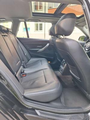 Black BMW 318 2015 in Vilnius, with an engine capacity of 2.00 L and mileage of 245 thousand km for 7800 €, photo 19 on AUTOMOTO.COM.LV