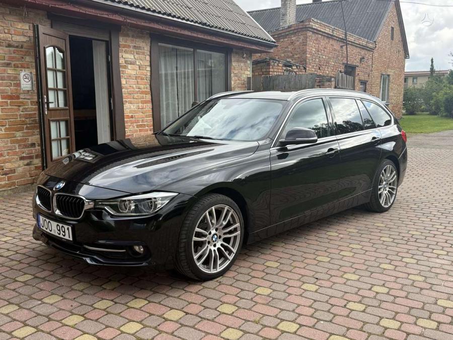 Black BMW 318 2015 in Vilnius, with an engine capacity of 2.00 L and mileage of 297 thousand km for 9900 €, photo 1 on AUTOMOTO.COM.LV