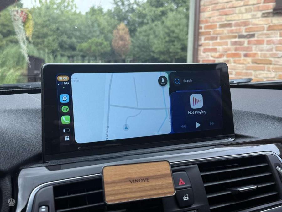 Black BMW 318 2015 in Vilnius, with an engine capacity of 2.00 L and mileage of 297 thousand km for 9900 €, photo 16 on AUTOMOTO.COM.LV