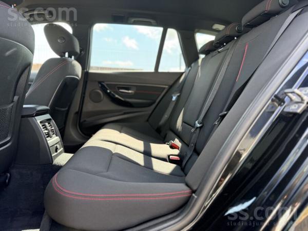 Black BMW 318 2015 in Riga, with an engine capacity of 2.00 L and mileage of 239 thousand km for 9995 €, photo 9 on AUTOMOTO.COM.LV