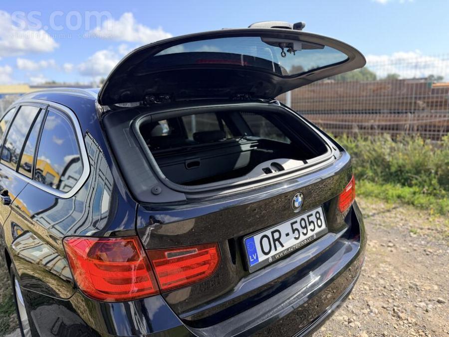 Black BMW 318 2015 in Riga, with an engine capacity of 2.00 L and mileage of 239 thousand km for 9995 €, photo 6 on AUTOMOTO.COM.LV