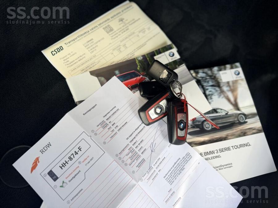 Black BMW 318 2015 in Riga, with an engine capacity of 2.00 L and mileage of 239 thousand km for 9995 €, photo 30 on AUTOMOTO.COM.LV