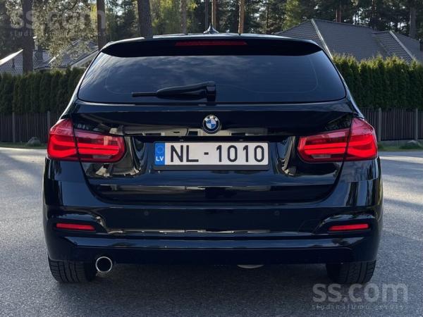 Black BMW 318 2016 in Riga, with an engine capacity of 2.00 L and mileage of 262 thousand km for 9950 €, photo 4 on AUTOMOTO.COM.LV