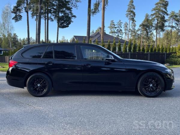 Black BMW 318 2016 in Riga, with an engine capacity of 2.00 L and mileage of 262 thousand km for 9950 €, photo 6 on AUTOMOTO.COM.LV