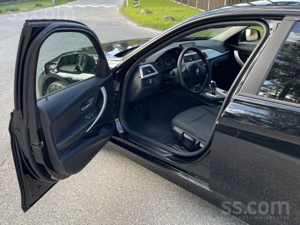Black BMW 318 2016 in Riga, with an engine capacity of 2.00 L and mileage of 262 thousand km for 9950 €, photo 10 on AUTOMOTO.COM.LV