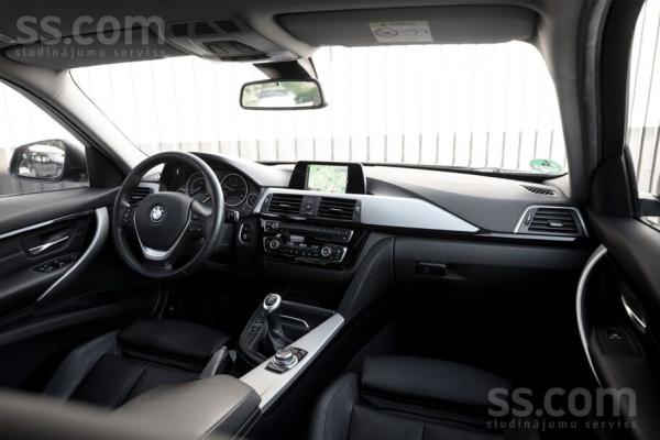Black BMW 318 2016 in Tukums, with an engine capacity of 2.00 L and mileage of 240 thousand km for 10950 €, photo 8 on AUTOMOTO.COM.LV
